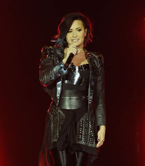 Demi Lovato Performs In London At O Arena During Enrique Iglesias