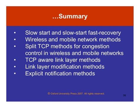 Mobile Computing Tcp Data Flow Control