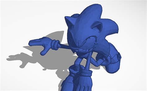 3d Design Ready Sonic Tinkercad