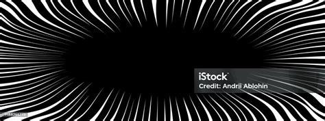 검은색 배경에 방사형 흰색 선이 소용돌이쳤다 뒤틀린 만화 관심 템플릿입니다 충격 스플래시 놀람 강타 폭발 비명 버스트 효과 만화책 페이지 디자인 광선에 대한 스톡 벡터 아트