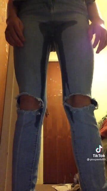 Girl Wets Her Jeans