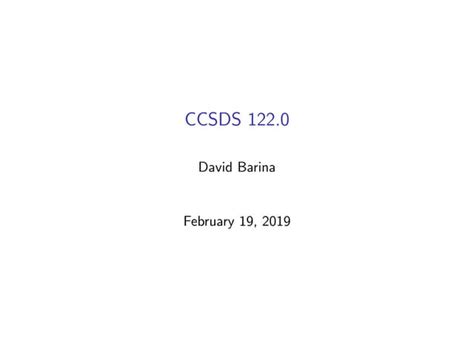 Ccsds 1220 Pdf Computing Technology And Computing