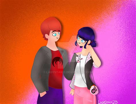 Nathaniel Y Marinette By Ladystar23 On Deviantart