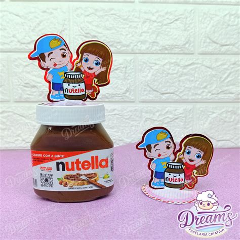 Aplique Personalizado P Pote Nutella140g Lucas Neto Cd263 Elo7