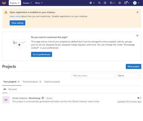 Gitlab One Click Installation Evoxt