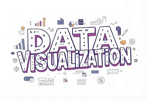 Picture Creative Lettering Data Visualization With Charts Graphs Premium Ai Generated Image