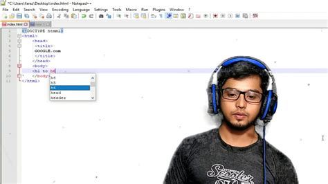 html series first html page title heading paragraph tags part 2
