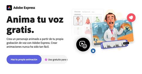 Adobe Express Crea Un Personaje Animado Con Tu Voz Mkt Capacitación