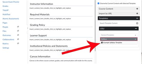 Creating A Syllabus Using Designplus Teach Usu