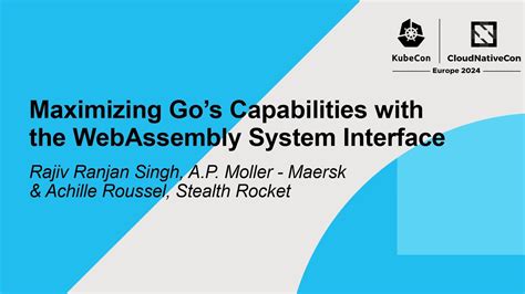 maximizing go s capabilities with the webassembly system interface