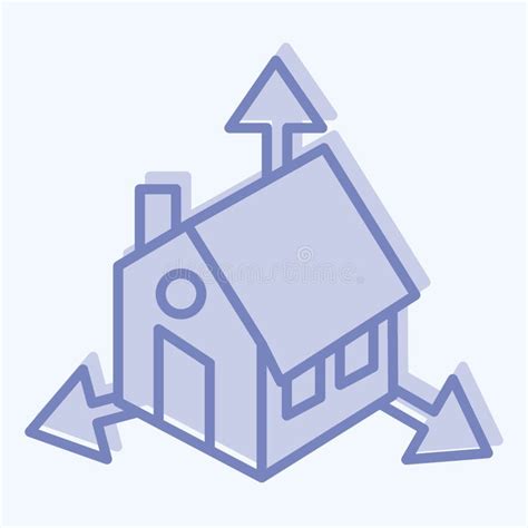 Icon Architectural Design Related To 3d Visualization Symbol Two Tone Style Simple Design