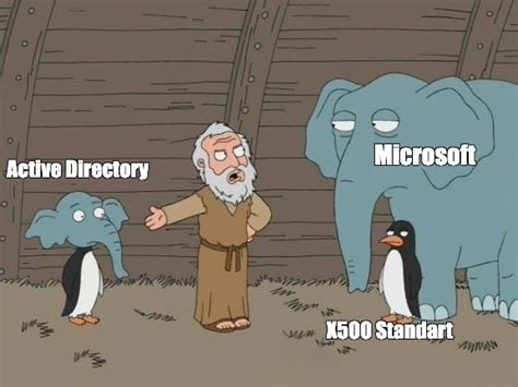 Сomics meme microsoft active directory x500 standart comics meme