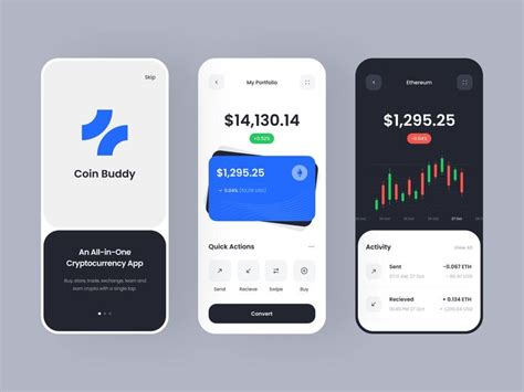 Coin Buddy Crypto Trading App Design