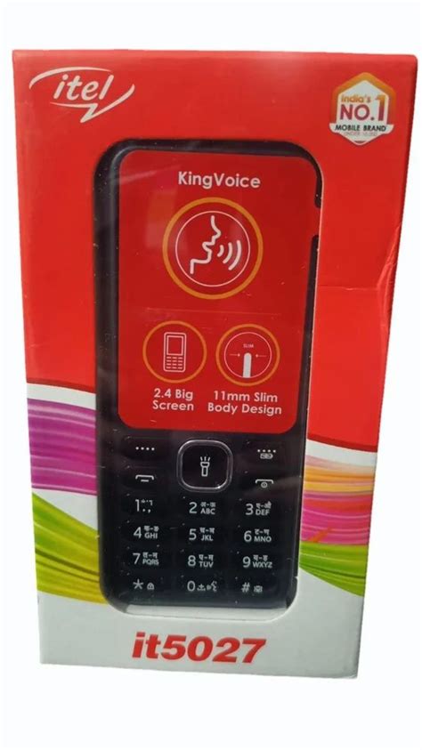 Black ITEL It5027 Mobile Phones At 945 Piece In New Delhi ID 25082962933