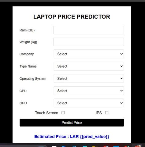 Machinelearning Datascience Python Flask Randomforestregressor
