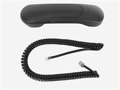 Buy The Voip Lounge Replacement Handset Receiver With Curly Cord For