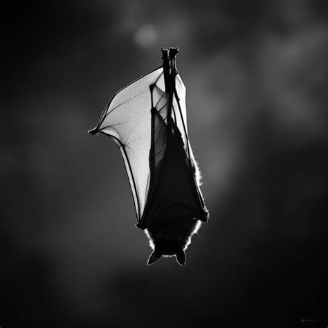 Free Bats Shadowy Silhouette Image Bat Silhouette Wings Download At Stockcake