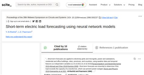 Short Term Electric Load Forecasting Using Neural Network Models