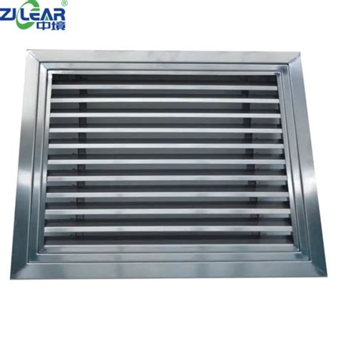 Return Air Wall Mounted Ventilation Grille Diffuser Gravity Louver Waterproof Stainless Steel