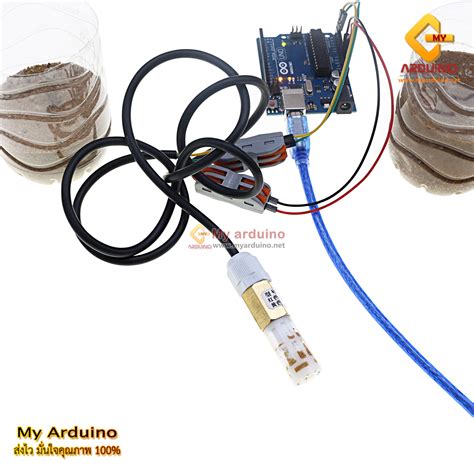 สอนใช้งาน Arduino Sht20 เซ็นเซอร์วัดอุณหภูมิและความชื้นกันน้ำ ในดินและอากาศ ขาย Arduino
