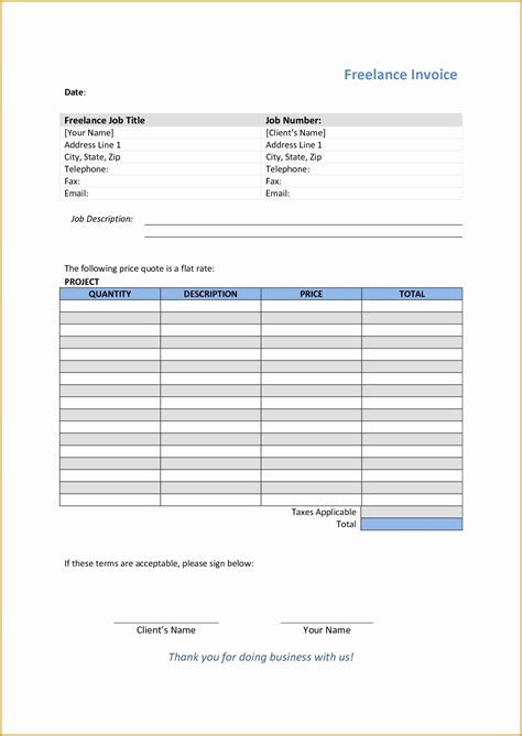 Freelance Writer Invoice Template Elegant Freelance Writing Invoice