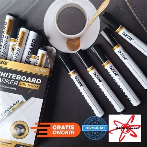 Jual Spidol Whiteboard Marker Ozzie Dan Montana Hitam 12 Pcs Spidol Besar Spidol Papan Tulis