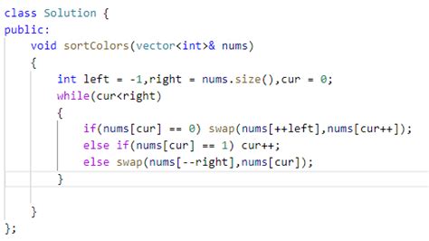 分治 快排 75颜色分类 力扣leetcode Csdn博客