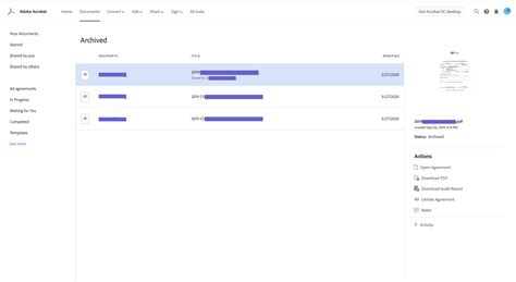 Solved Delete Archived Document Adobe Product Community 10466200
