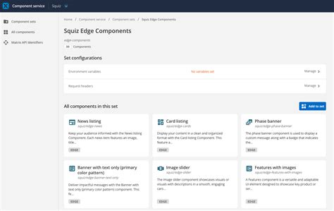 Adding Core Components To Your Site Squiz Dxp Help Center