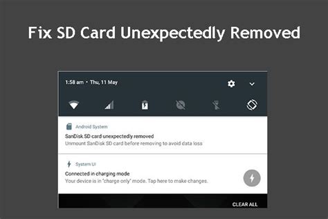 How Do I Fix Unexpectedly Removed SD Card Error Darwin S Data
