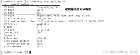 linux——lv逻辑卷、扩容 lvextend csdn博客