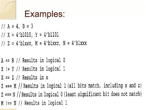 Verilog Operators Pptx
