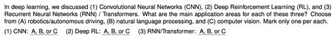 Solved In Deep Learning We Discussed Convolutional Chegg