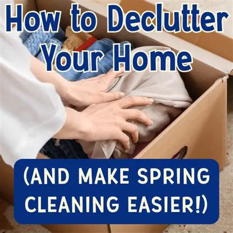 Spring Cleaning Declutter Checklist And Guide