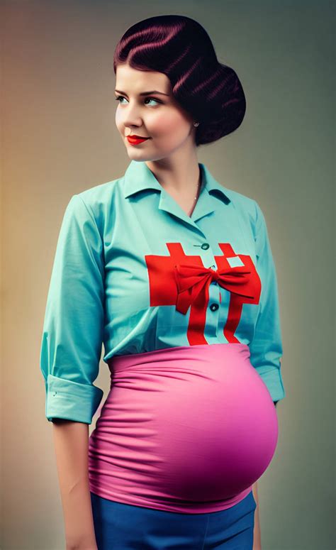 Pregnant Lady In Retro By Mrincload On Deviantart