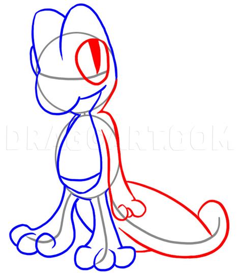 How To Draw Treecko Drawing Step By Step By Dawn DragoArt