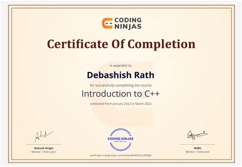 Debashish Rath On Linkedin C Coding Learning Codingninjas