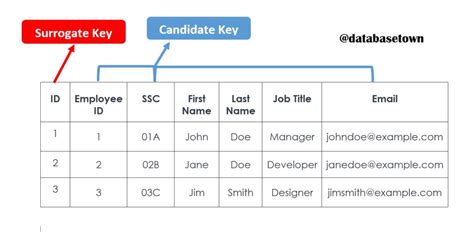 6 Types Of Keys In Database