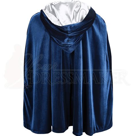Short Velvet Cloak With Hood Mci 611 By Medieval And Renaissance