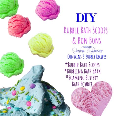 Diy Solid Bubble Bath Scoops And Bon Bons Tutorial ~ Fast Drying