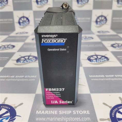 FOXBORO INVENSYS FBM237 P0914XS CHANNEL ISOLATED REDUNDANT READY 8 OUTPUT 0 20MA Marine Ship Store