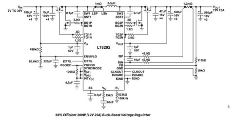Lt8292 4 Switch Synchronous Buck Boost Controllers Adi Mouser