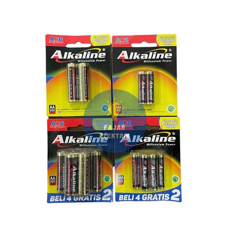 Jual BATERAI BATTERY ALKALINE AA AAA Shopee Indonesia