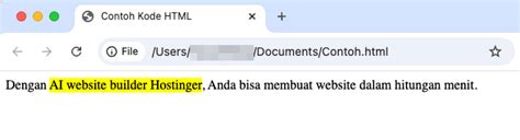 Contoh Coding HTML Sederhana Yang Bisa Langsung Dicoba