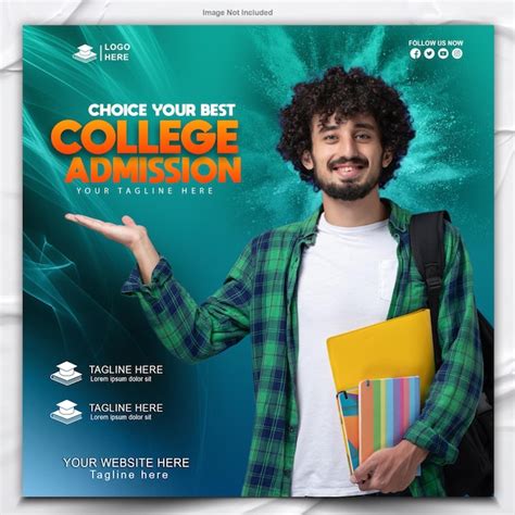 대학 입학 오픈 포스터 디자인 템플릿 프리미엄 Psd 파일