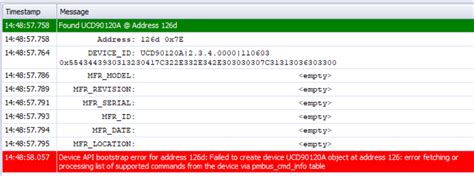 ucd90120a data flash configuration checksum issues power management
