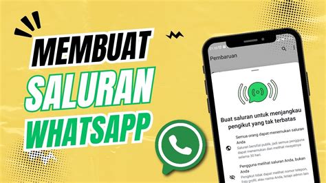 Cara Membuat Saluran WhatsApp Terbaru dengan Mudah - YouTube