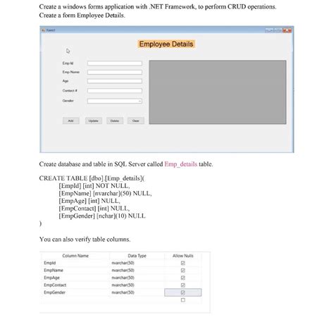 solved create a windows forms application with
