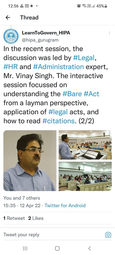 Vinay Kumar Singh Posted On Linkedin