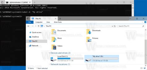 Change Drive Label And Rename Drive In Windows